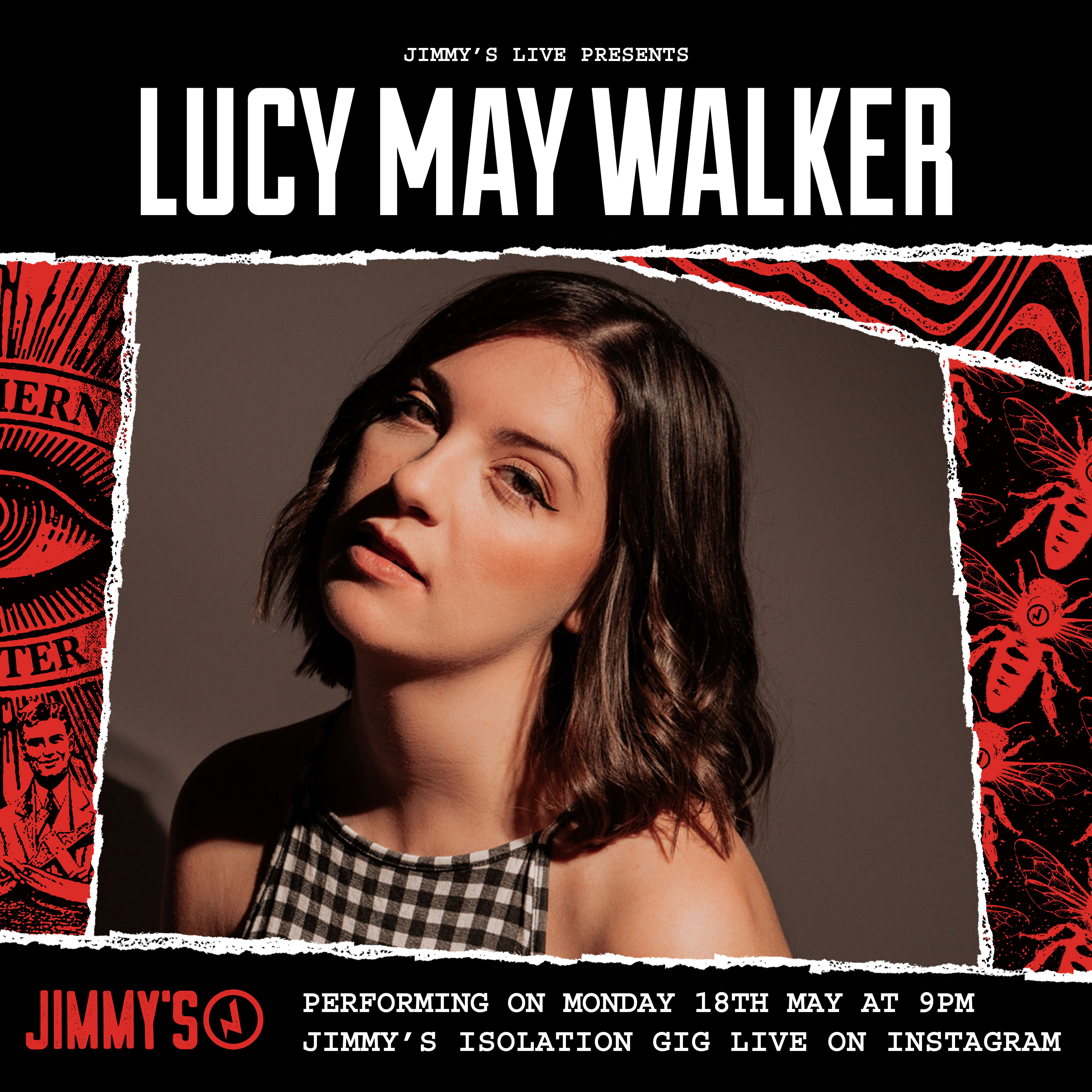 Past event – Jimmy’s Live presents Lucy May Walker – live on Instagram ...